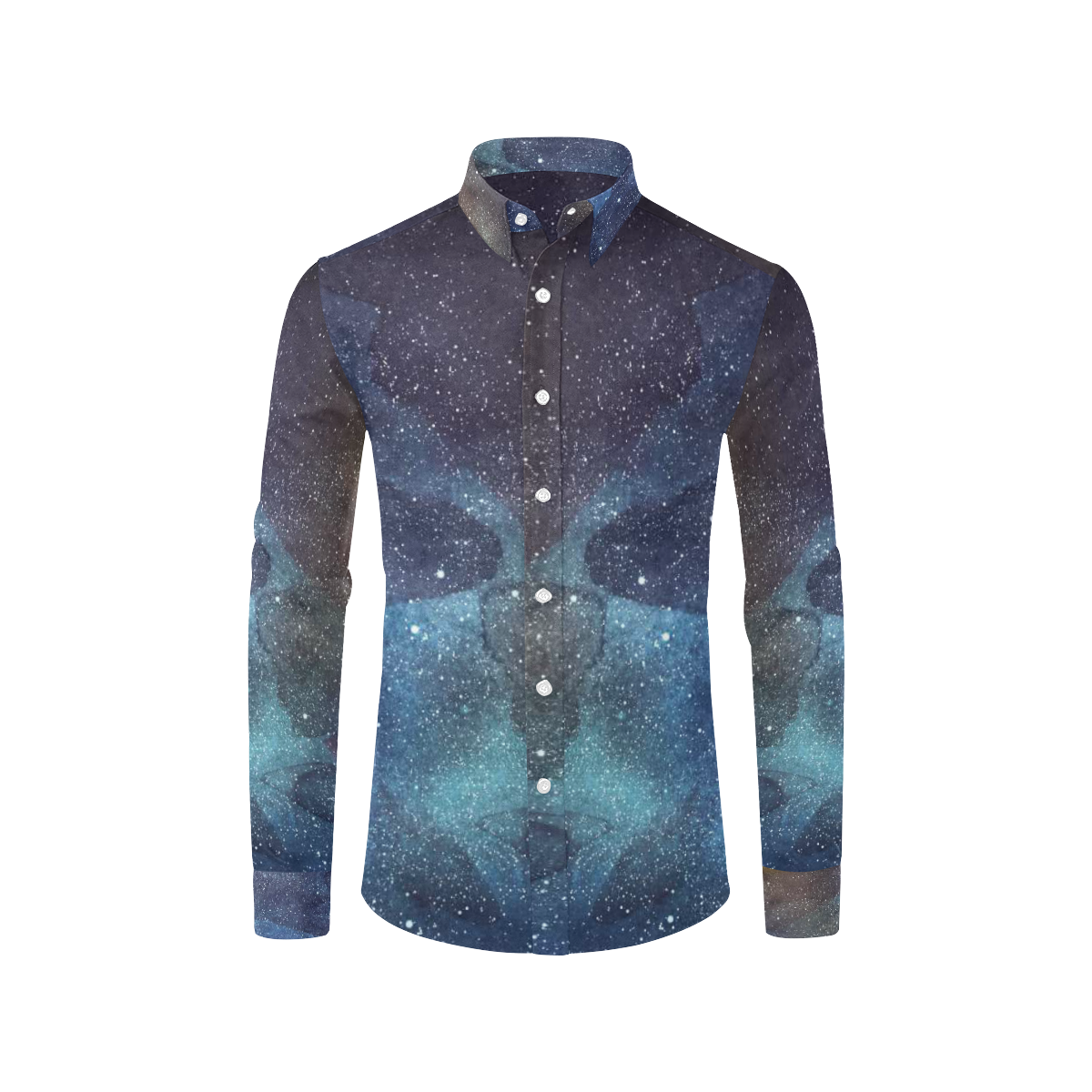 Custom Men's All Over Print Long Sleeve Shirt-Brand On Demand ...