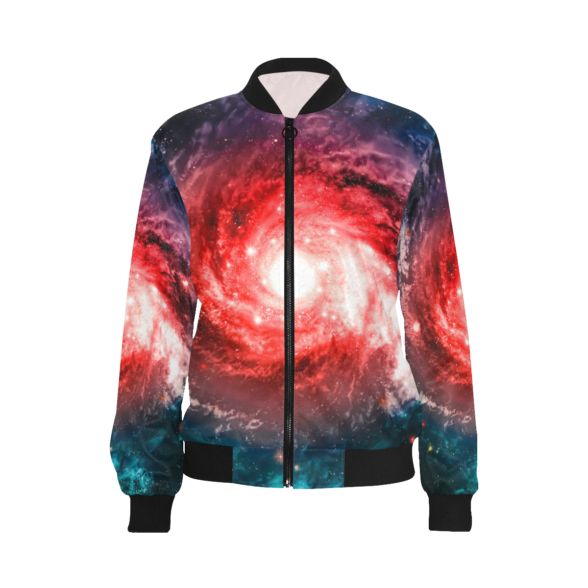 Custom Women's All Over Print Bomber Jacket-Print on Demand | InterestPrint