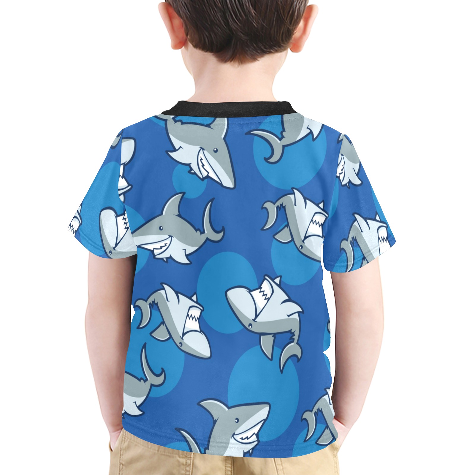 Little Boys' All Over Print Crew Neck T-Shirt-Brand On Demand ...
