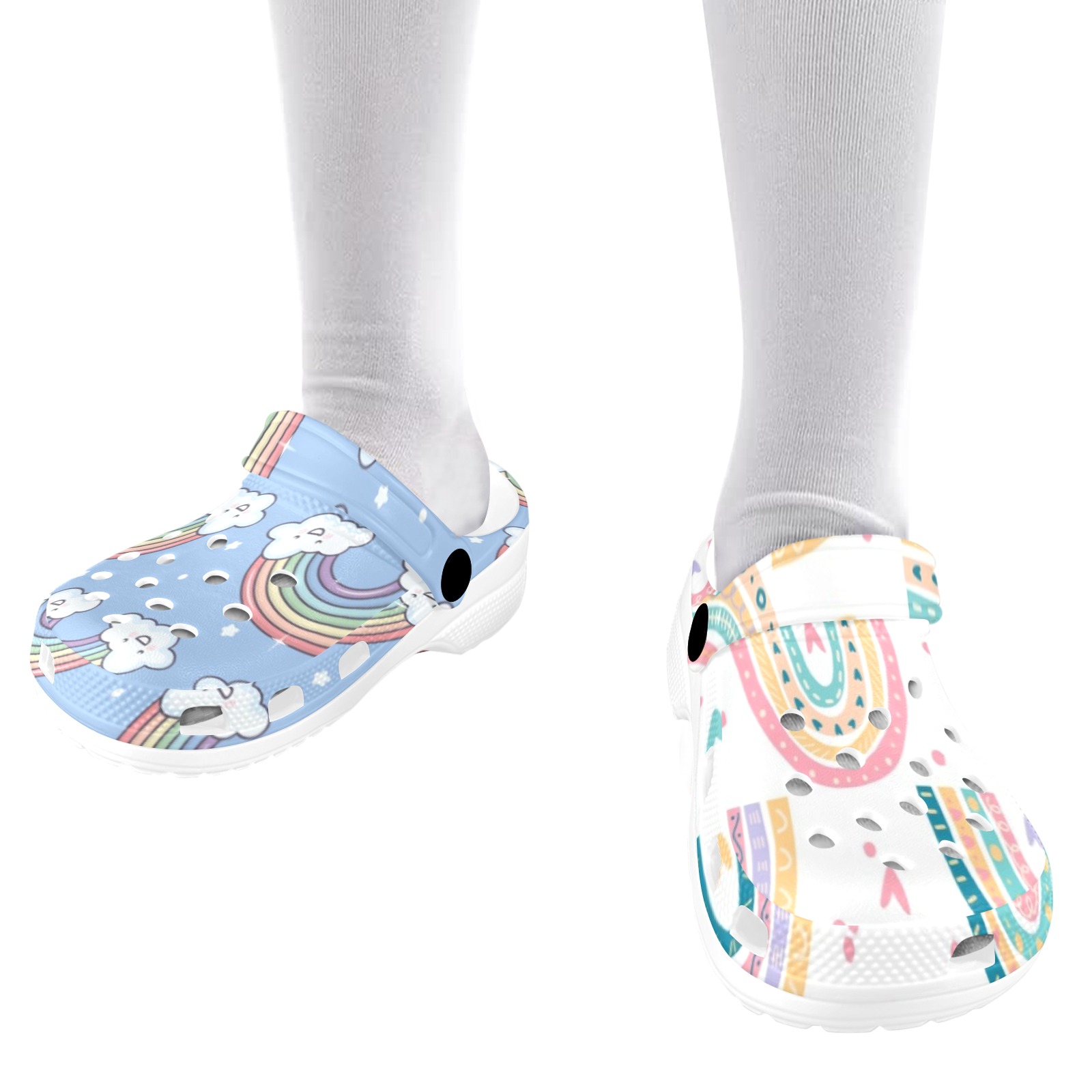 Kid's All Over Print Classic Clogs-InterestPrint