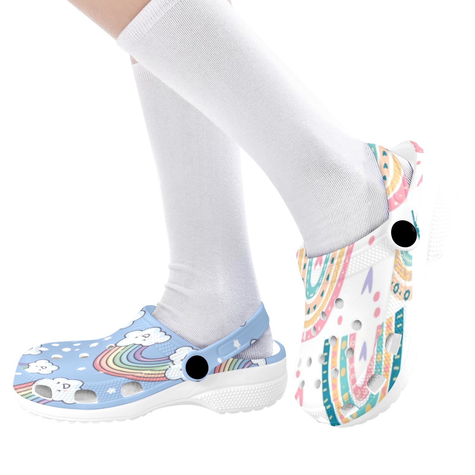 Kid's All Over Print Classic Clogs-InterestPrint