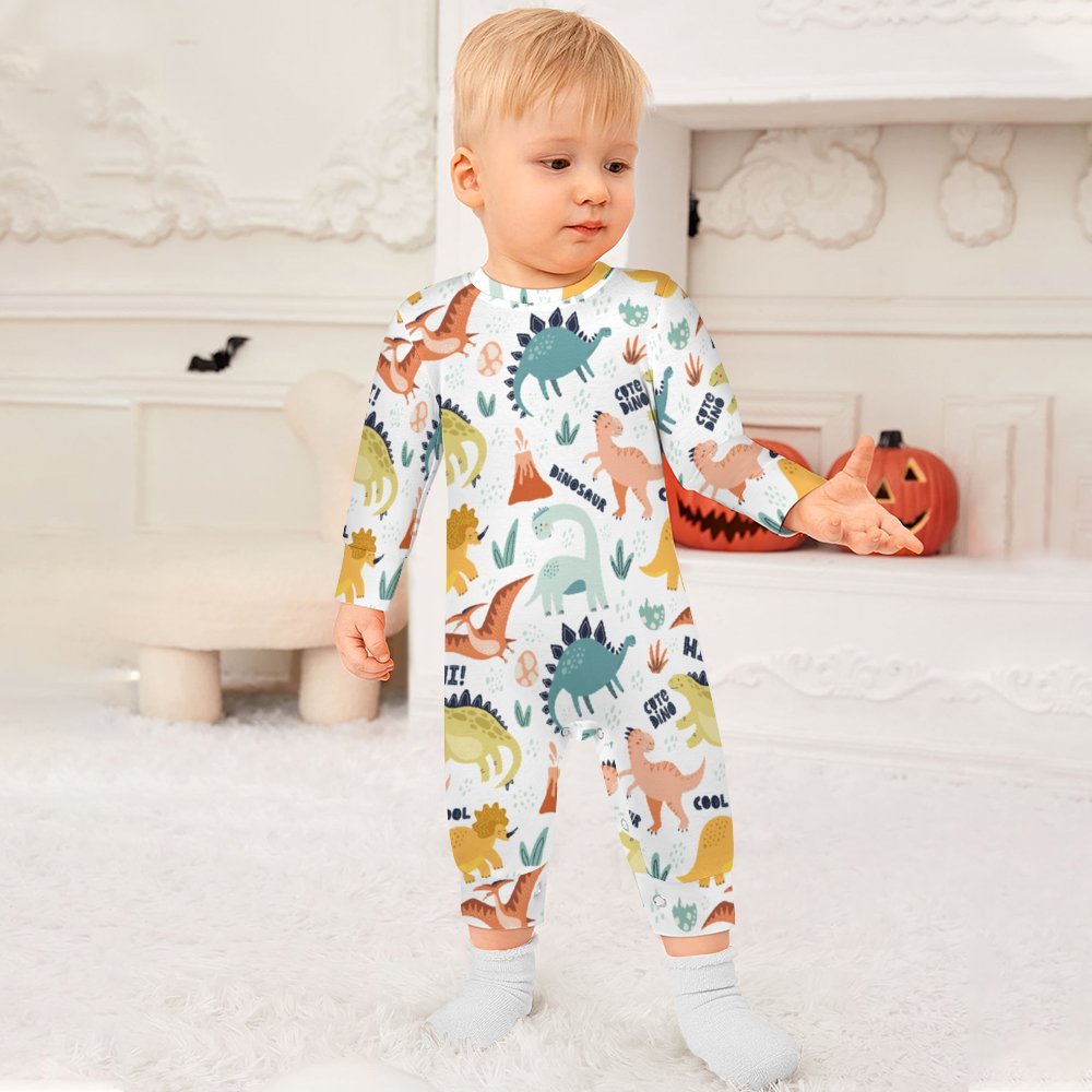 Custom Long Sleeve Baby Romper - Design Your Own | InterestPrint