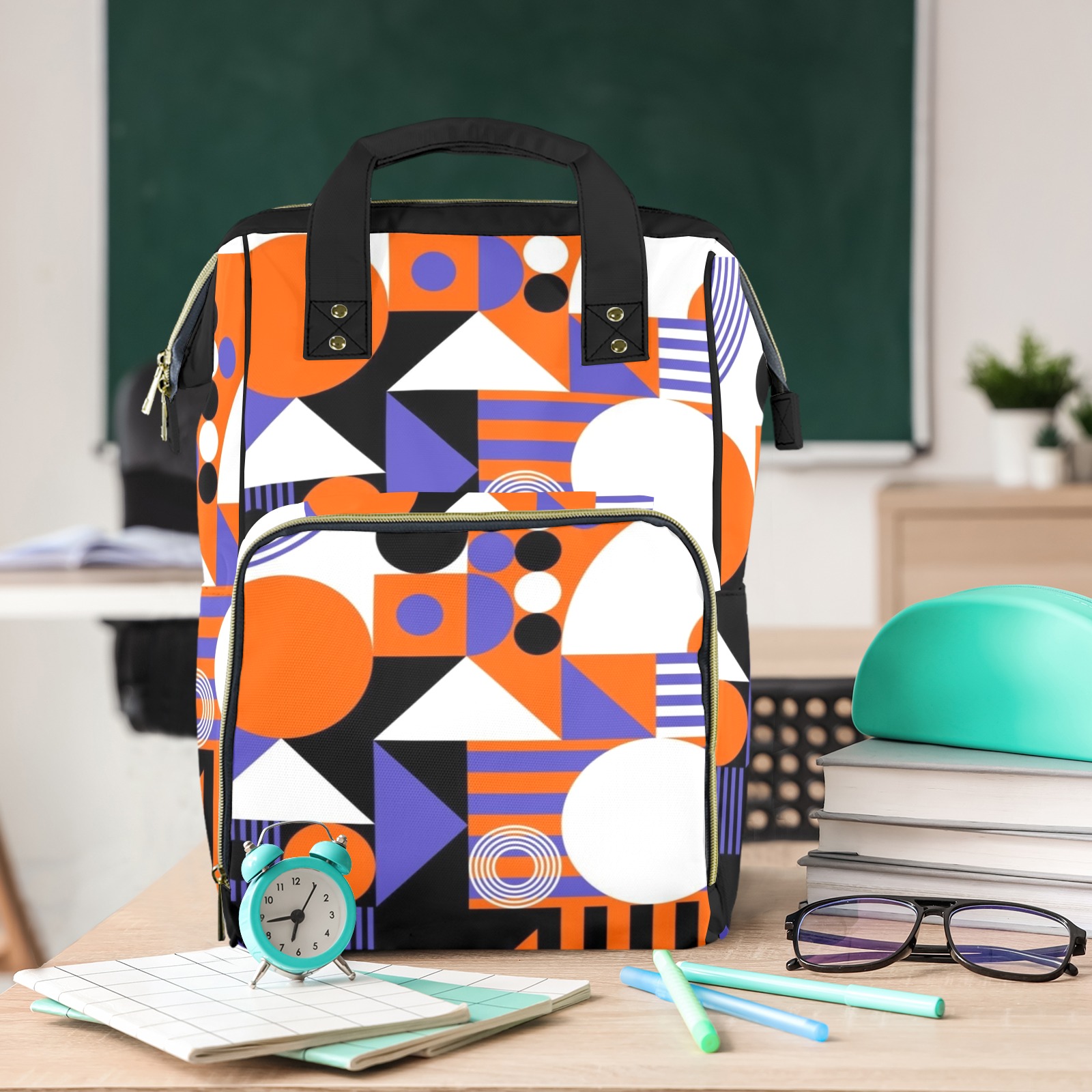 New Custom Diaper Bag-Large(Model 1688）- InterestPrint