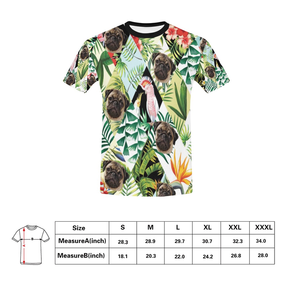 Custom Men's All Over Print T-shirt - Design Your Own | InterestPrint