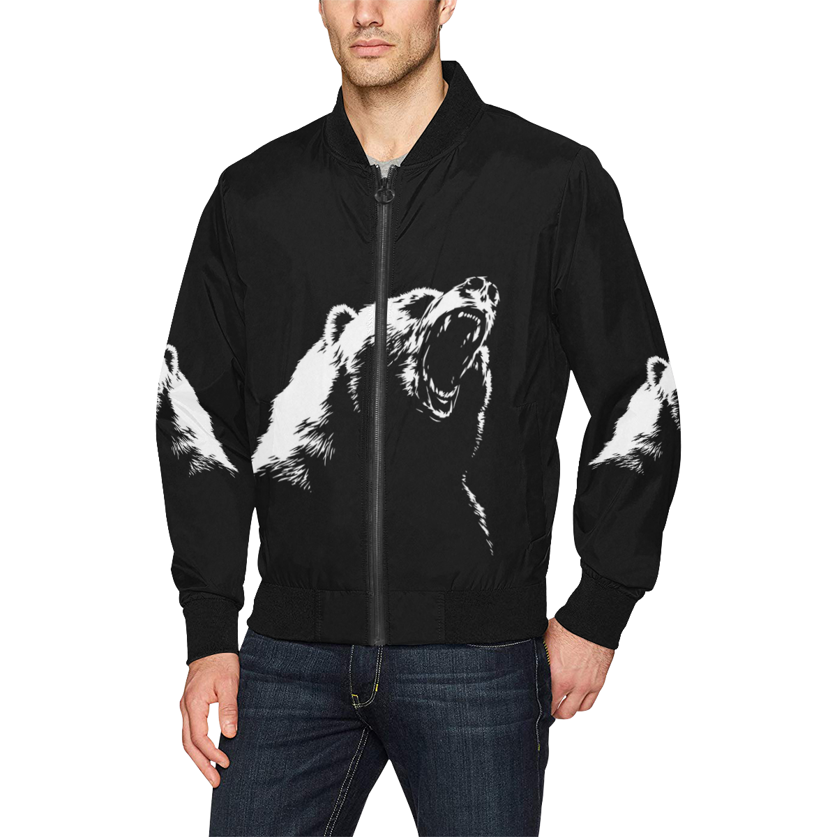 Custom Men's All Over Print Bomber Jacket – Brand on Demand | InterestPrint